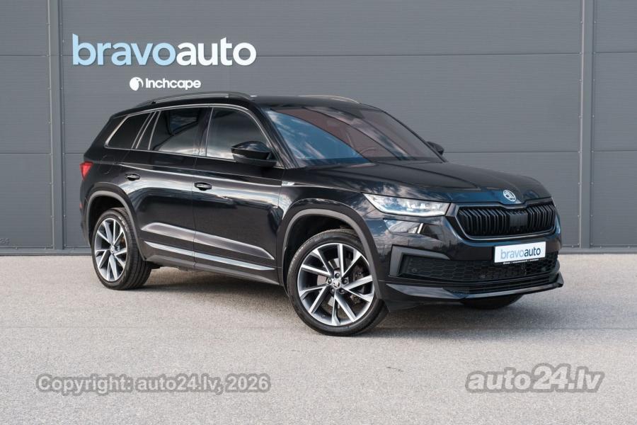 Black Skoda Kodiaq 2023 in Tartu, with an engine capacity of 1.97 L and mileage of 134 thousand km for 32000 €, photo 4 on AUTOMOTO.COM.LV