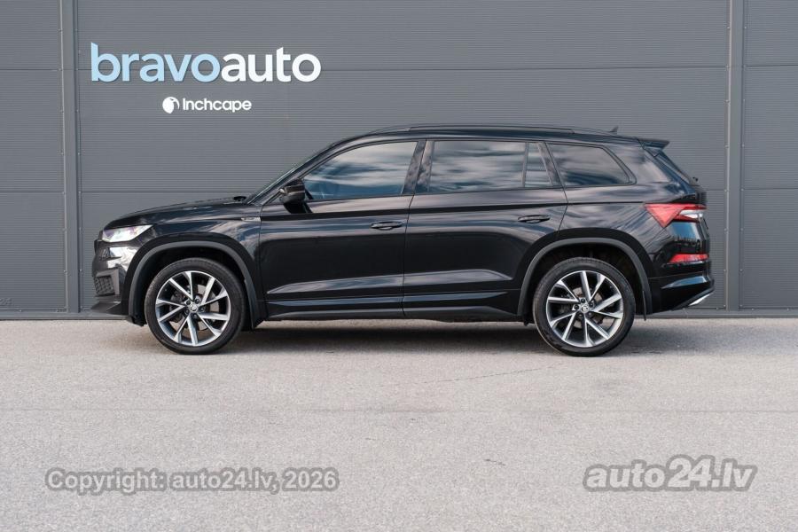 Black Skoda Kodiaq 2023 in Tartu, with an engine capacity of 1.97 L and mileage of 134 thousand km for 32000 €, photo 6 on AUTOMOTO.COM.LV