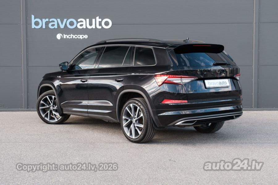 Black Skoda Kodiaq 2023 in Tartu, with an engine capacity of 1.97 L and mileage of 134 thousand km for 32000 €, photo 7 on AUTOMOTO.COM.LV