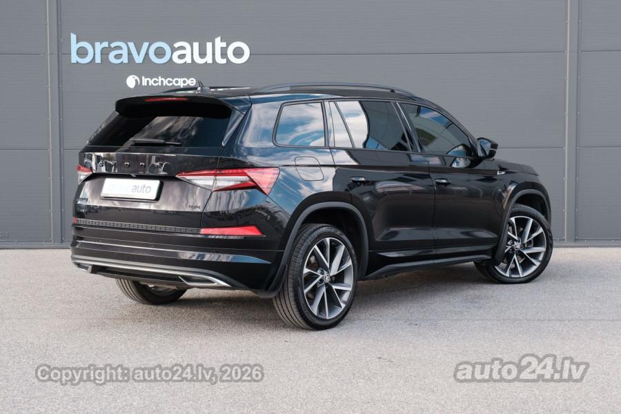 Black Skoda Kodiaq 2023 in Tartu, with an engine capacity of 1.97 L and mileage of 134 thousand km for 32000 €, photo 9 on AUTOMOTO.COM.LV