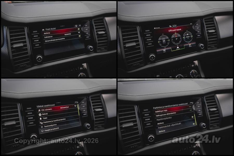 Black Skoda Kodiaq 2023 in Tartu, with an engine capacity of 1.97 L and mileage of 134 thousand km for 32000 €, photo 20 on AUTOMOTO.COM.LV