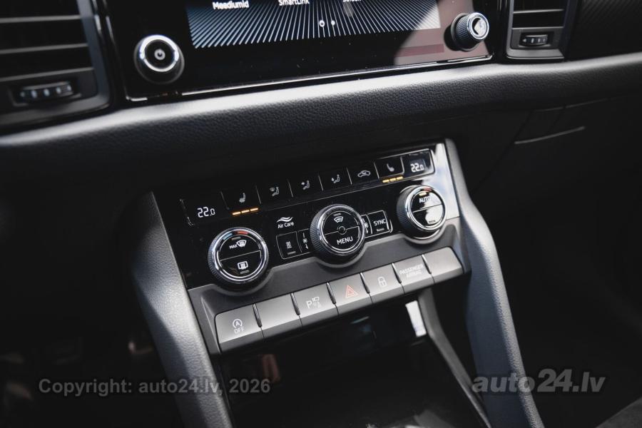 Black Skoda Kodiaq 2023 in Tartu, with an engine capacity of 1.97 L and mileage of 134 thousand km for 32000 €, photo 23 on AUTOMOTO.COM.LV