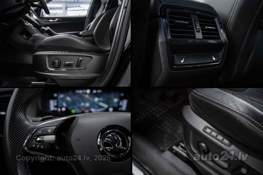Черный Шкода Kodiaq 2023 в Таллин, объемом двигателя 2.00 л и пробегом 156 тыс. км за 33900 €, фото 15 на AUTOMOTO.COM.LV