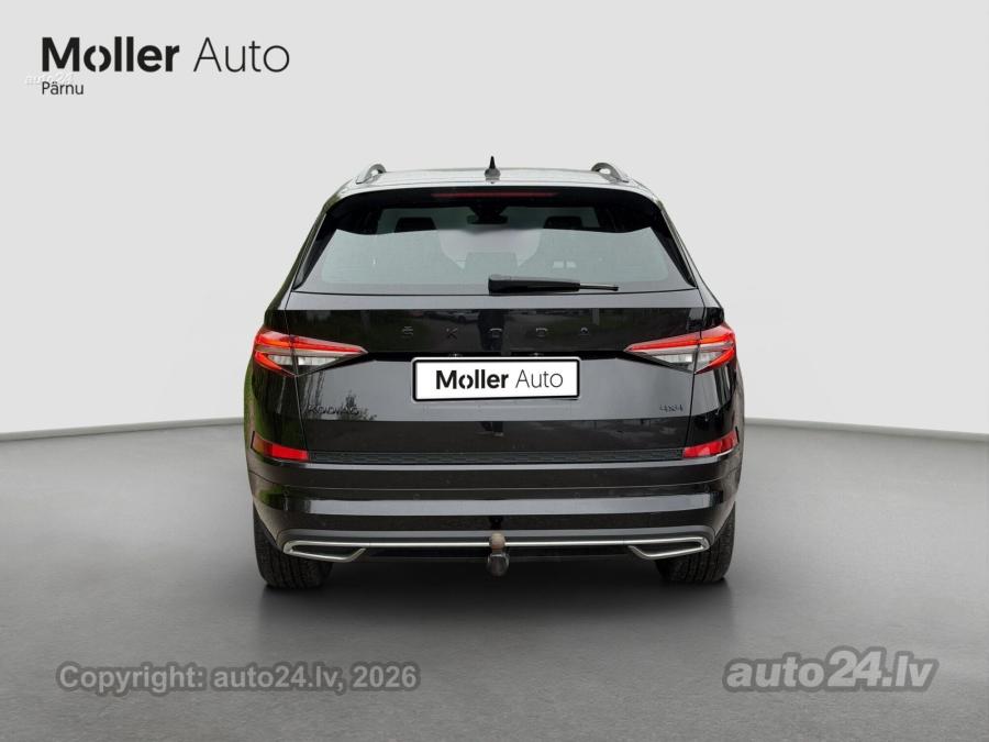 Черный Шкода Kodiaq 2023 в Пярну, объемом двигателя 2.00 л и пробегом 22 тыс. км за 37900 €, фото 5 на AUTOMOTO.COM.LV