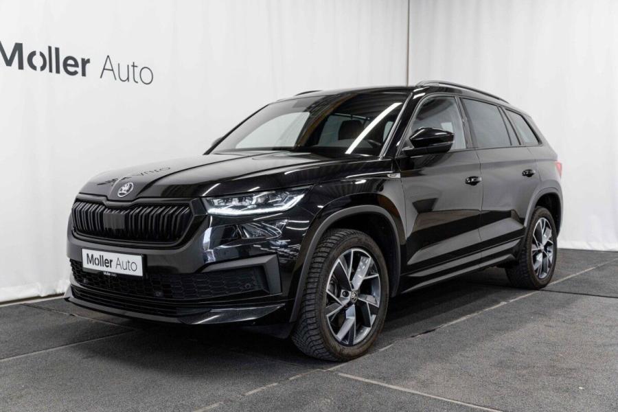 Черный Шкода Kodiaq 2023 в Таллин, объемом двигателя 2.00 л и пробегом 156 тыс. км за 33300 €, фото 1 на AUTOMOTO.COM.LV