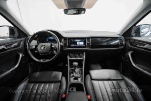 Black Skoda Kodiaq 2023 in Tallinn, with an engine capacity of 2.00 L and mileage of 102 thousand km for 33900 €, photo 10 on AUTOMOTO.COM.LV