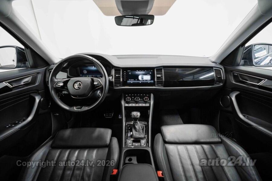Black Skoda Kodiaq 2023 in Tallinn, with an engine capacity of 2.00 L and mileage of 102 thousand km for 33900 €, photo 10 on AUTOMOTO.COM.LV
