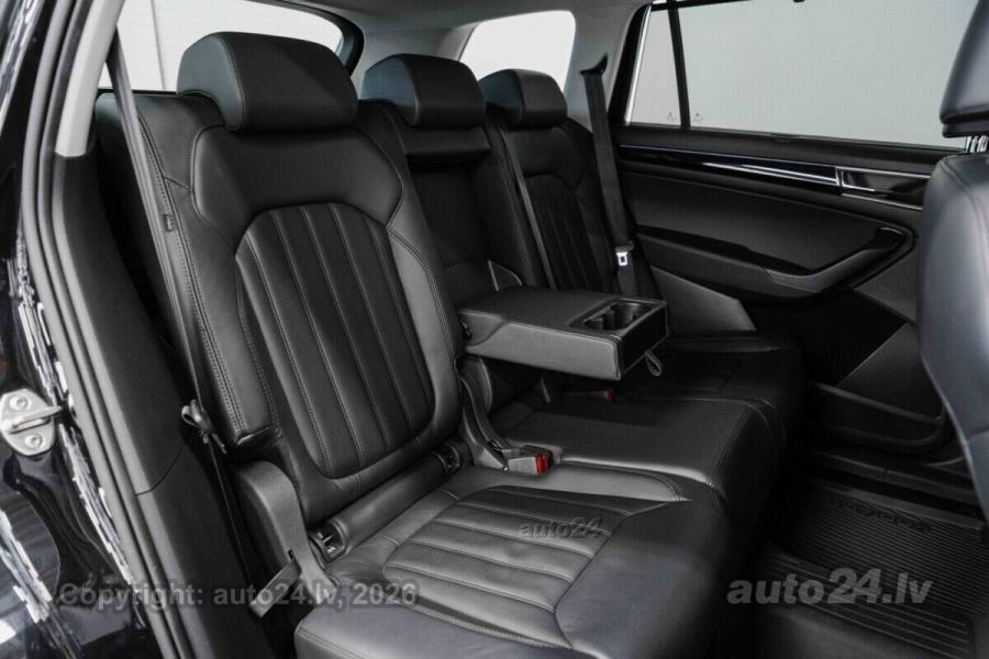 Black Skoda Kodiaq 2023 in Tallinn, with an engine capacity of 2.00 L and mileage of 102 thousand km for 33900 €, photo 13 on AUTOMOTO.COM.LV