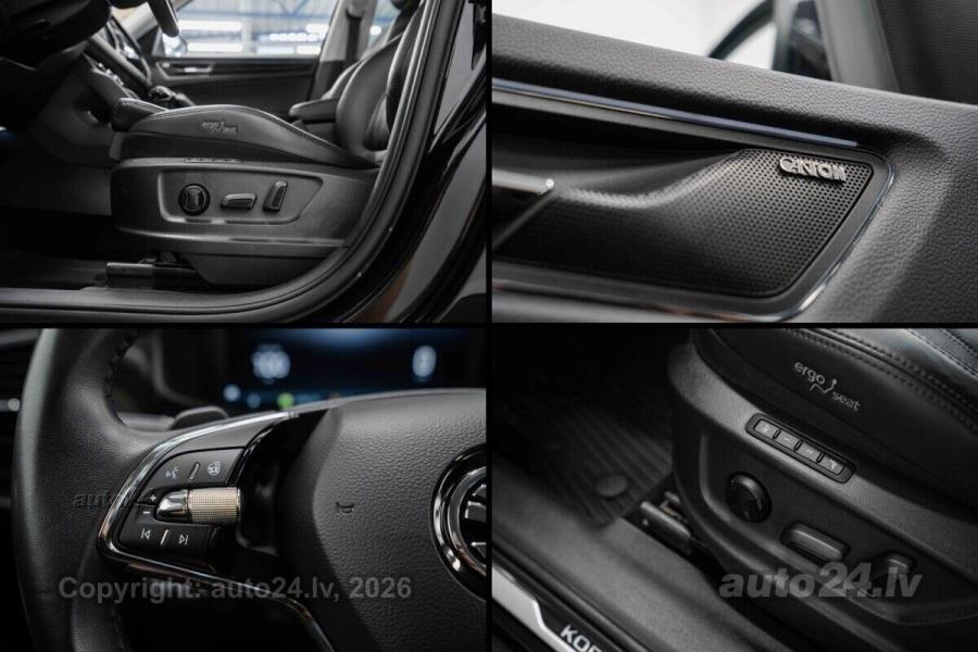 Black Skoda Kodiaq 2023 in Tallinn, with an engine capacity of 2.00 L and mileage of 102 thousand km for 33900 €, photo 15 on AUTOMOTO.COM.LV