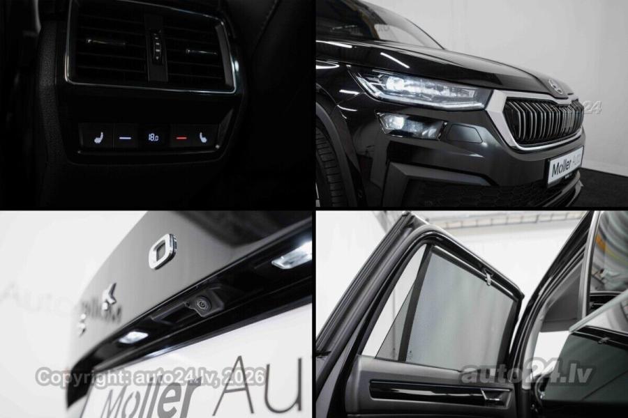 Black Skoda Kodiaq 2023 in Tallinn, with an engine capacity of 2.00 L and mileage of 102 thousand km for 33900 €, photo 16 on AUTOMOTO.COM.LV