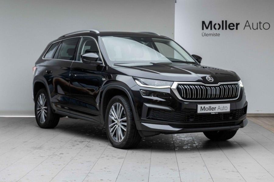 Черный Шкода Kodiaq 2023 в Пеэтри, объемом двигателя 2.00 л и пробегом 129 тыс. км за 35750 €, фото 4 на AUTOMOTO.COM.LV
