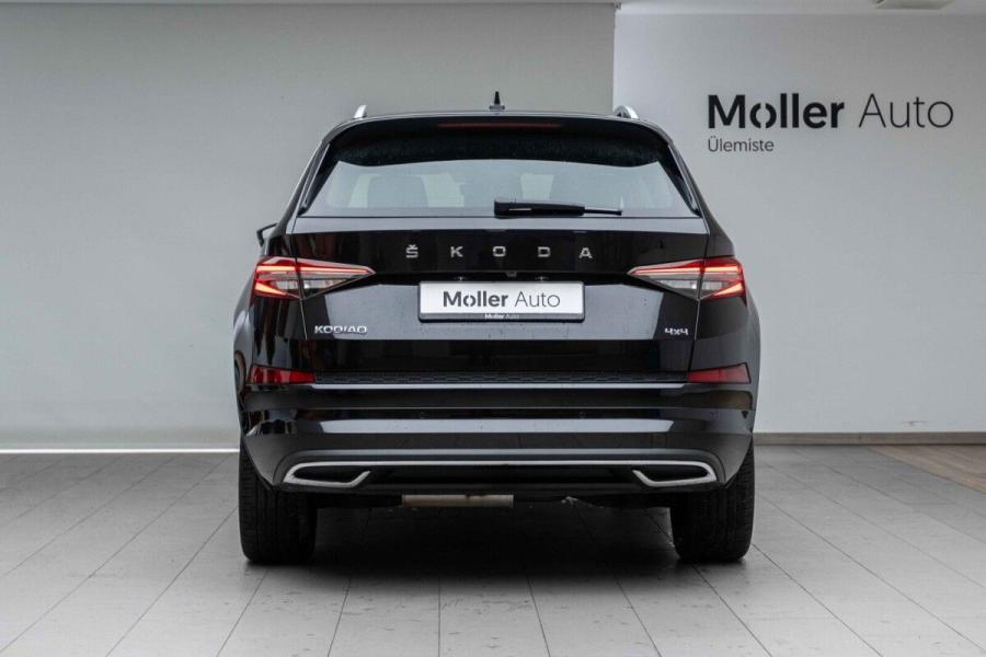 Черный Шкода Kodiaq 2023 в Пеэтри, объемом двигателя 2.00 л и пробегом 129 тыс. км за 35750 €, фото 6 на AUTOMOTO.COM.LV