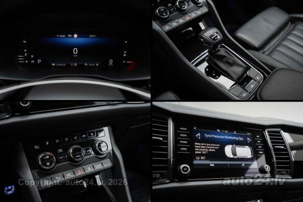 Black Skoda Kodiaq 2023 in Tallinn, with an engine capacity of 2.00 L and mileage of 129 thousand km for 35750 €, photo 11 on AUTOMOTO.COM.LV