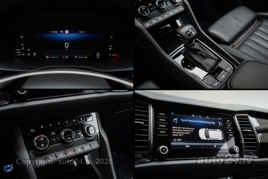 Melns Skoda Kodiaq 2023 Tallina, ar dzinēja tilpumu 2.00 L un nobraukumu 129 tūkst. km par 35750 €, foto 11 vietnē AUTOMOTO.COM.LV
