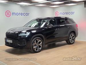 Black Skoda Kodiaq 2024 in Tallinn, with an engine capacity of 2.00 L and mileage of 38 thousand km for 45900 €, photo  on AUTOMOTO.COM.LV