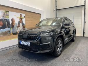 Melns Skoda Kodiaq 2024 Rakvere, ar dzinēja tilpumu 2.00 L un nobraukumu 10 tūkst. km par 38500 €, foto  vietnē AUTOMOTO.COM.LV