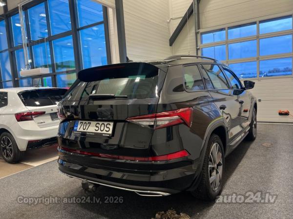 Черный Шкода Kodiaq 2024 в Раквере, объемом двигателя 2.00 л и пробегом 10 тыс. км за 38500 €, фото 4 на AUTOMOTO.COM.LV