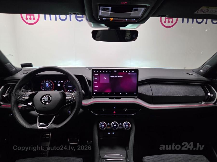 Черный Шкода Kodiaq 2024 в Таллин, объемом двигателя 2.00 л и пробегом 10 тыс. км за 47500 €, фото 8 на AUTOMOTO.COM.LV