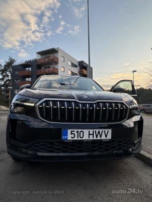 Black Skoda Kodiaq 2024 in Tallinn, with an engine capacity of 1.50 L and mileage of 25 thousand km for 36800 €, photo 2 on AUTOMOTO.COM.LV