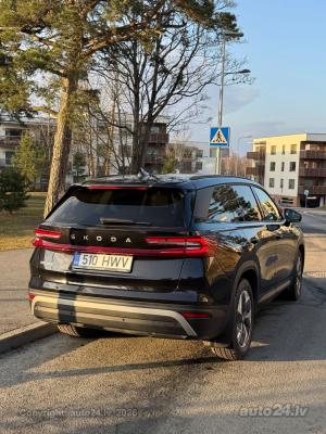 Black Skoda Kodiaq 2024 in Tallinn, with an engine capacity of 1.50 L and mileage of 25 thousand km for 36800 €, photo 7 on AUTOMOTO.COM.LV
