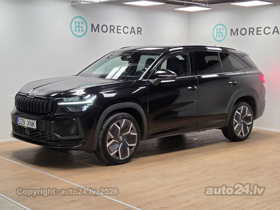 Melns Skoda Kodiaq 2024 Tallina, ar dzinēja tilpumu 2.00 L un nobraukumu 46 tūkst. km par 43900 €, foto 1 vietnē AUTOMOTO.COM.LV