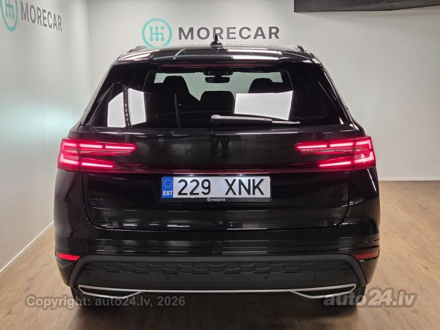 Melns Skoda Kodiaq 2024 Tallina, ar dzinēja tilpumu 2.00 L un nobraukumu 46 tūkst. km par 43900 €, foto 5 vietnē AUTOMOTO.COM.LV