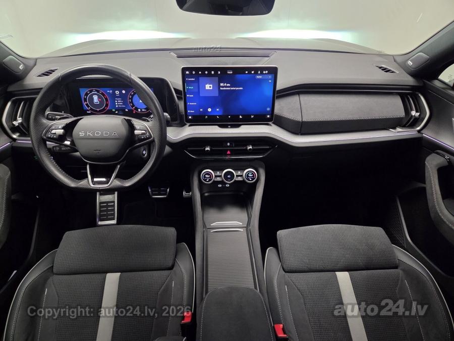 Melns Skoda Kodiaq 2024 Tallina, ar dzinēja tilpumu 2.00 L un nobraukumu 46 tūkst. km par 43900 €, foto 6 vietnē AUTOMOTO.COM.LV