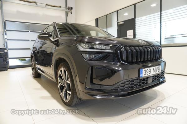 Черный Шкода Kodiaq 2024 в Таллин, объемом двигателя 2.00 л и пробегом 49 тыс. км за 44900 €, фото 5 на AUTOMOTO.COM.LV