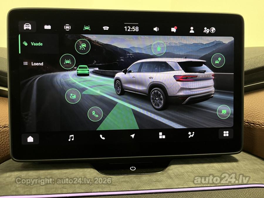 Черный Шкода Kodiaq 2024 в Таллин, объемом двигателя 1.50 л и пробегом 41 тыс. км за 41500 €, фото 20 на AUTOMOTO.COM.LV