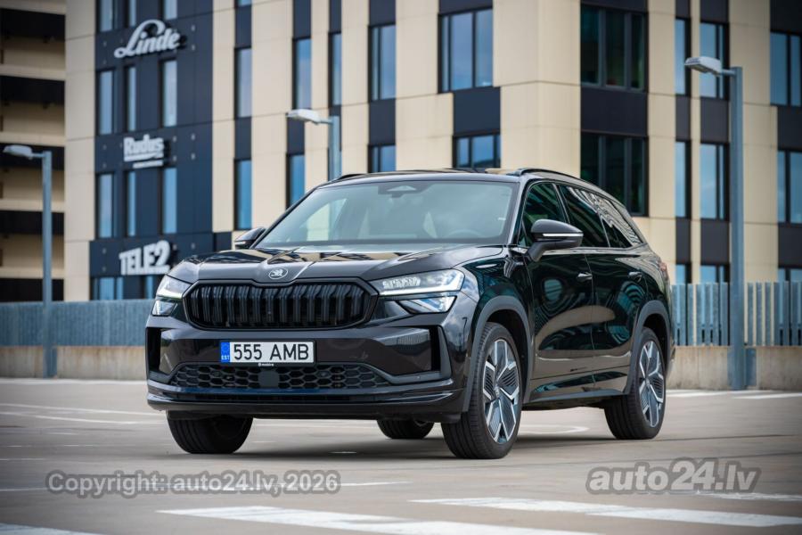 Melns Skoda Kodiaq 2024 Tallina, ar dzinēja tilpumu 2.00 L un nobraukumu 18 tūkst. km par 47900 €, foto 6 vietnē AUTOMOTO.COM.LV