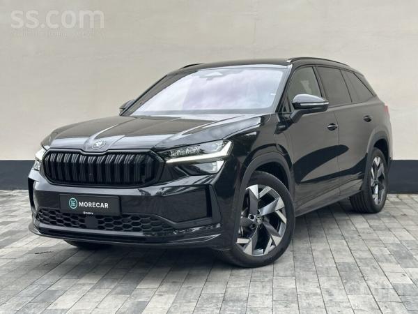 Black Skoda Kodiaq 2025 in Riga, with an engine capacity of 1.50 L and mileage of 33 thousand km for 38950 €, photo 1 on AUTOMOTO.COM.LV