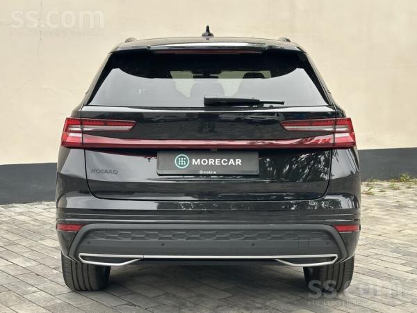 Black Skoda Kodiaq 2025 in Riga, with an engine capacity of 1.50 L and mileage of 33 thousand km for 38950 €, photo 5 on AUTOMOTO.COM.LV