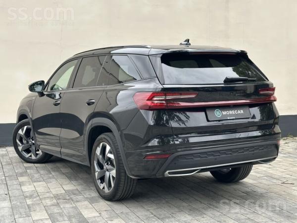 Black Skoda Kodiaq 2025 in Riga, with an engine capacity of 1.50 L and mileage of 33 thousand km for 38950 €, photo 6 on AUTOMOTO.COM.LV