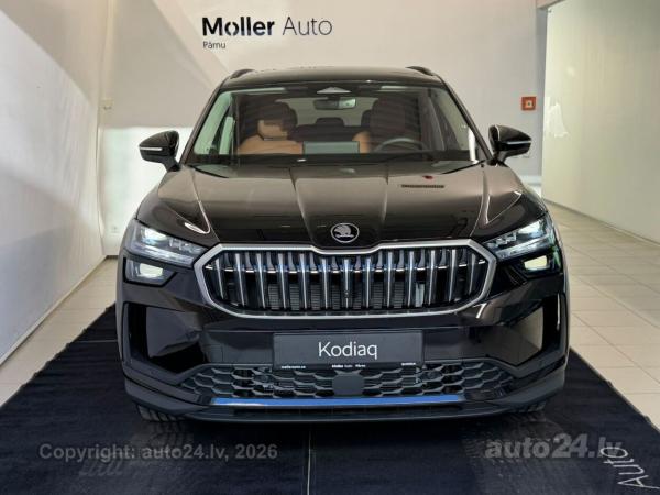 Black Skoda Kodiaq 2026 in Parnu, with an engine capacity of 1.50 L and mileage of 4 thousand km for 51321 €, photo 2 on AUTOMOTO.COM.LV