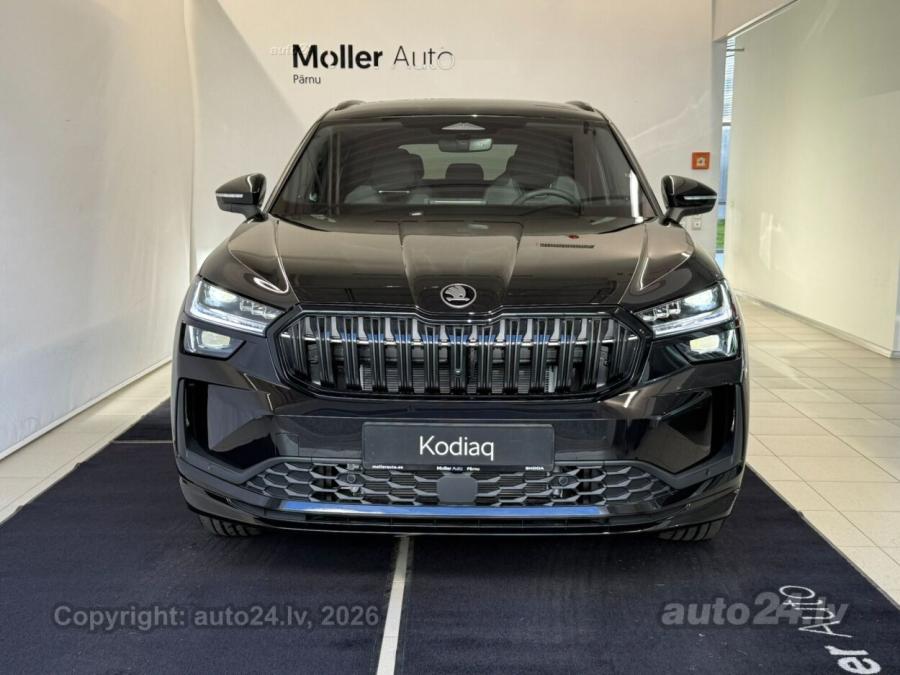 Black Skoda Kodiaq 2026 in Parnu, with an engine capacity of 1.50 L and mileage of 5 thousand km for 46500 €, photo 2 on AUTOMOTO.COM.LV