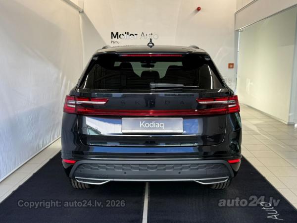 Black Skoda Kodiaq 2026 in Parnu, with an engine capacity of 1.50 L and mileage of 5 thousand km for 46500 €, photo 4 on AUTOMOTO.COM.LV