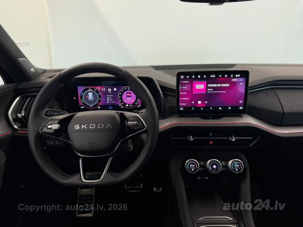 Melns Skoda Kodiaq 2026 Pērnava, ar dzinēja tilpumu 1.50 L un nobraukumu 5 tūkst. km par 46511 €, foto 6 vietnē AUTOMOTO.COM.LV