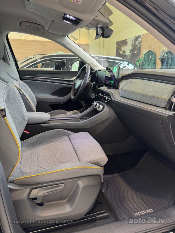 Черный Шкода Kodiaq 2026 в Пайде, объемом двигателя 0.00 л и пробегом 0 тыс. км за 43420 €, фото 7 на AUTOMOTO.COM.LV