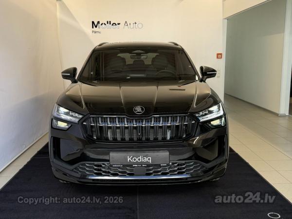 Melns Skoda Kodiaq 2026 Pērnava, ar dzinēja tilpumu 1.50 L un nobraukumu 0 tūkst. km par 48900 €, foto 2 vietnē AUTOMOTO.COM.LV