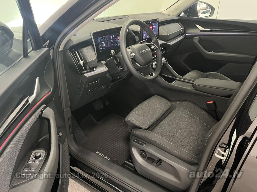 Черный Шкода Kodiaq 2026 в Таллин, объемом двигателя 2.00 л и пробегом 5 тыс. км за 46900 €, фото 7 на AUTOMOTO.COM.LV