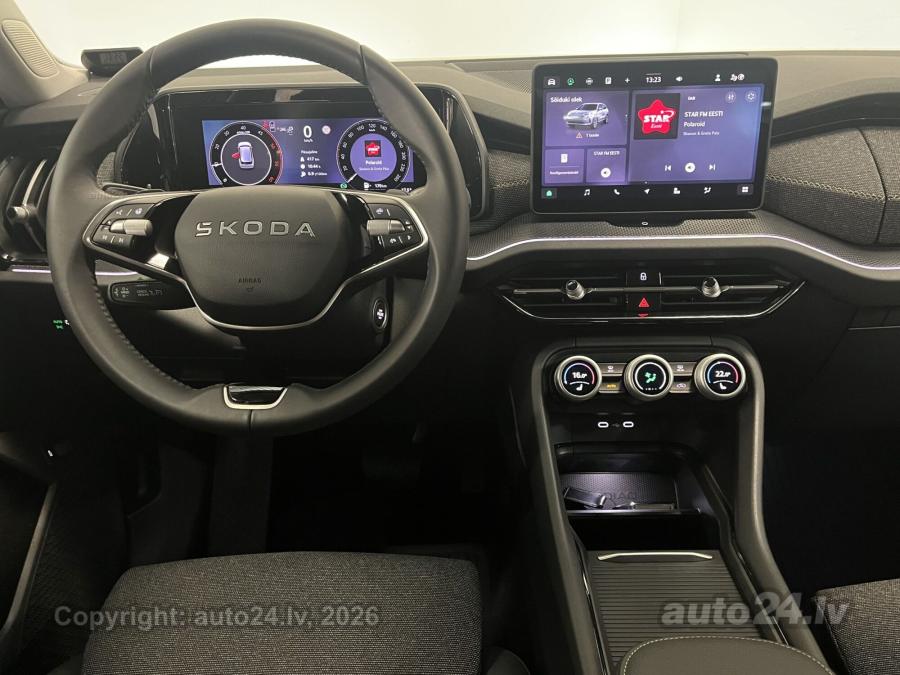 Черный Шкода Kodiaq 2026 в Таллин, объемом двигателя 2.00 л и пробегом 5 тыс. км за 46900 €, фото 12 на AUTOMOTO.COM.LV