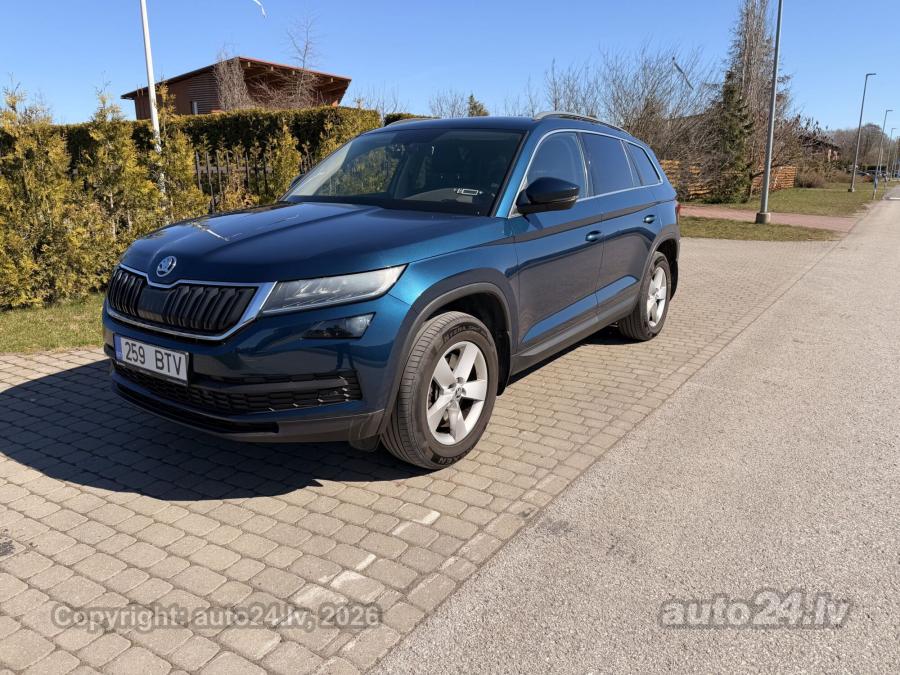 Zils Skoda Kodiaq 2017 Tallina, ar dzinēja tilpumu 2.00 L un nobraukumu 115 tūkst. km par 22500 €, foto 1 vietnē AUTOMOTO.COM.LV