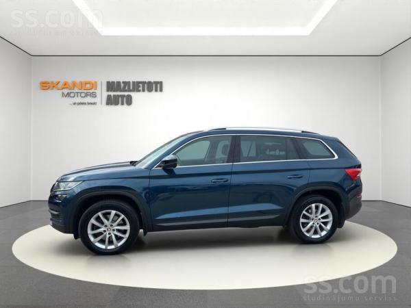 Blue Skoda Kodiaq 2017 in Riga, with an engine capacity of 2.00 L and mileage of 188 thousand km for 18790 €, photo 3 on AUTOMOTO.COM.LV