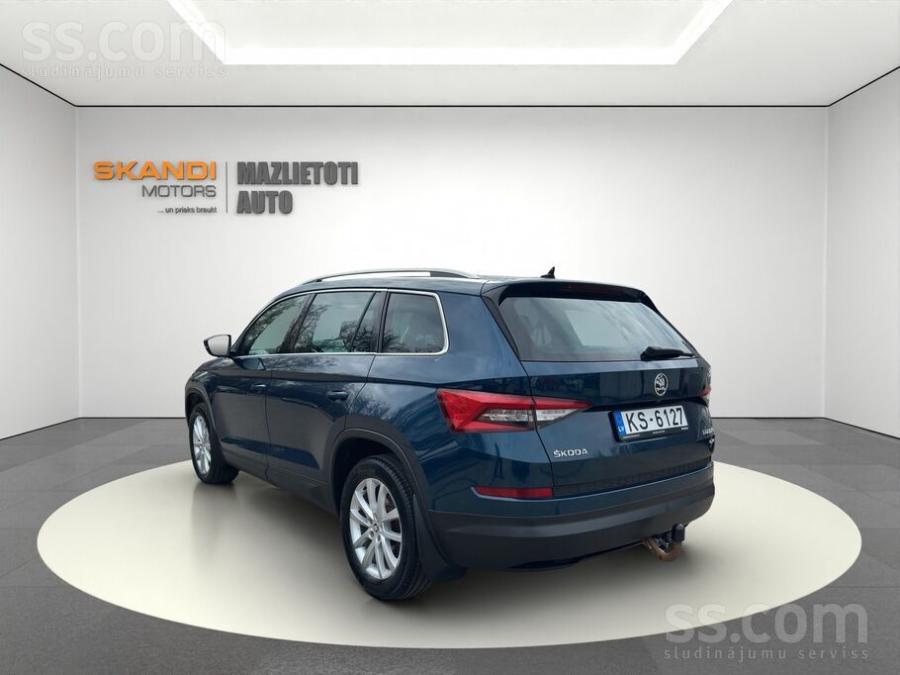 Синий Шкода Kodiaq 2017 в Рига, объемом двигателя 2.00 л и пробегом 188 тыс. км за 18790 €, фото 5 на AUTOMOTO.COM.LV