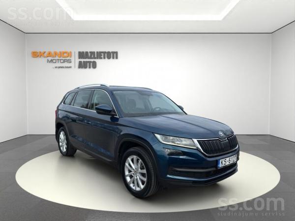 Blue Skoda Kodiaq 2017 in Riga, with an engine capacity of 2.00 L and mileage of 188 thousand km for 18790 €, photo 8 on AUTOMOTO.COM.LV