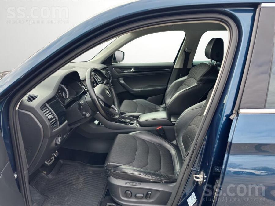 Синий Шкода Kodiaq 2017 в Рига, объемом двигателя 2.00 л и пробегом 188 тыс. км за 18790 €, фото 10 на AUTOMOTO.COM.LV