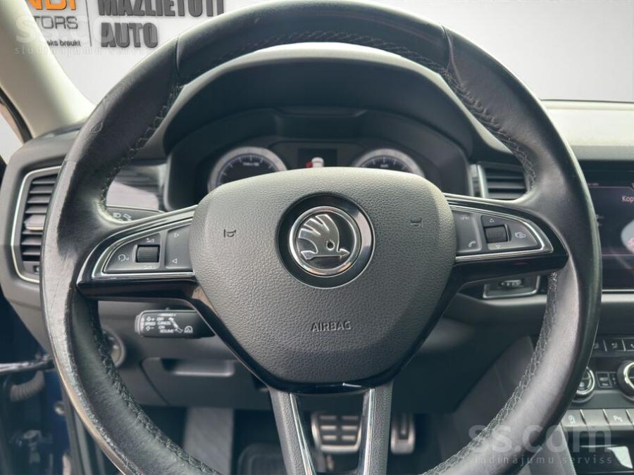 Синий Шкода Kodiaq 2017 в Рига, объемом двигателя 2.00 л и пробегом 188 тыс. км за 18790 €, фото 11 на AUTOMOTO.COM.LV