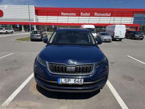 Blue Skoda Kodiaq 2017 in Kaunas, with an engine capacity of 1.98 L and mileage of 208 thousand km for 17200 €, photo 3 on AUTOMOTO.COM.LV