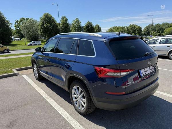 Blue Skoda Kodiaq 2017 in Kaunas, with an engine capacity of 1.98 L and mileage of 208 thousand km for 17200 €, photo 4 on AUTOMOTO.COM.LV