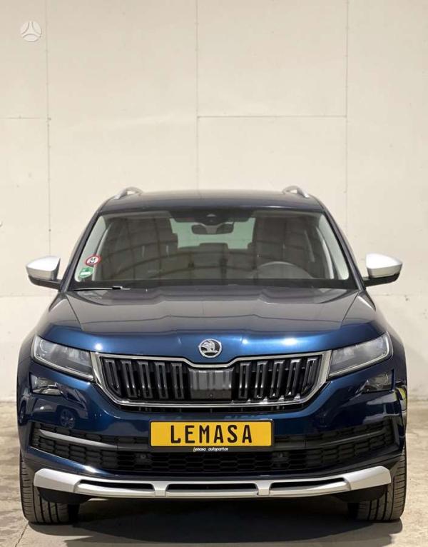 Blue Skoda Kodiaq 2017 in Klaipeda, with an engine capacity of 1.97 L and mileage of 213 thousand km for 19999 €, photo 5 on AUTOMOTO.COM.LV